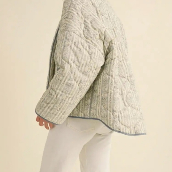 Jackets & Coats | New Boho Prairie Floral Quilted Jacket | Poshmark